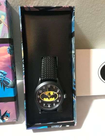 Batman Watch & Collector's box and packaging - Haney Auction Company