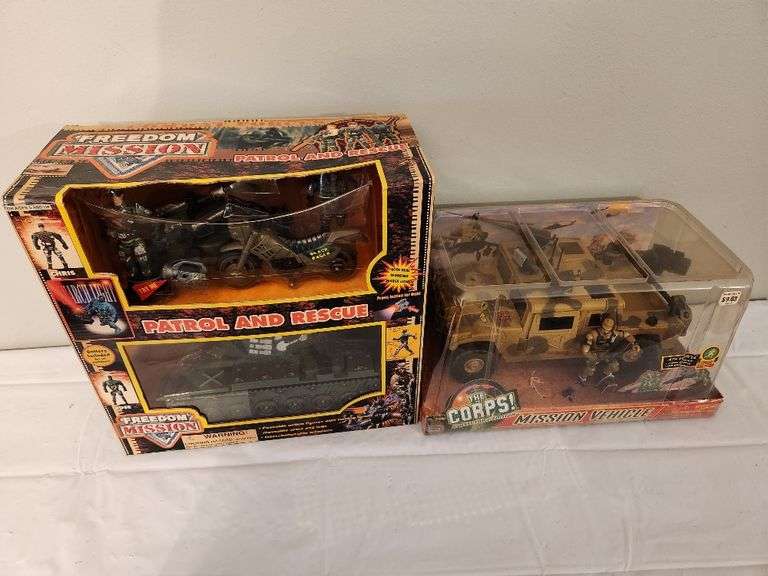 Patrol & Rescue playset & The Corps Mission Vehicle - Haney Auction Company