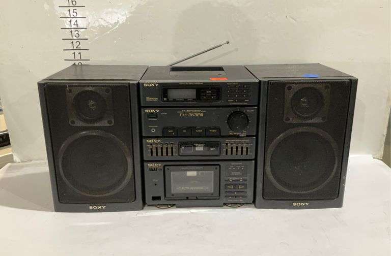 Sony Stereo Cassette Deck Receiver, model HST-313-2, works - Hash Auctions