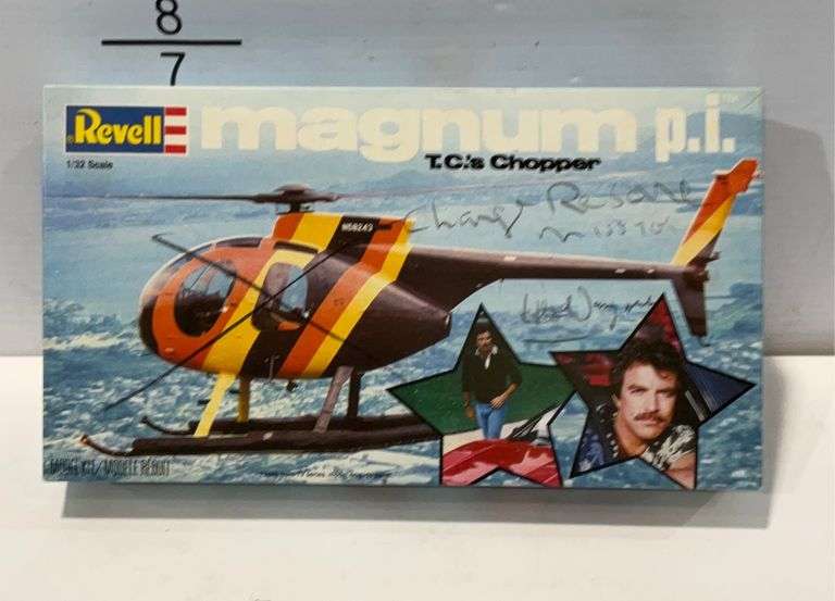 Revell Magnum PI TC’s chopper - Hash Auctions
