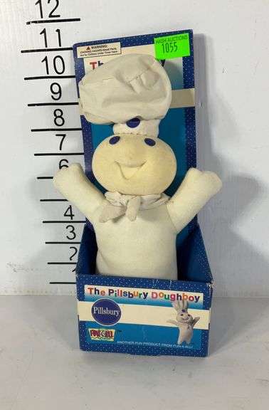 Pillsbury Dough Boy plush toy, in package - Hash Auctions