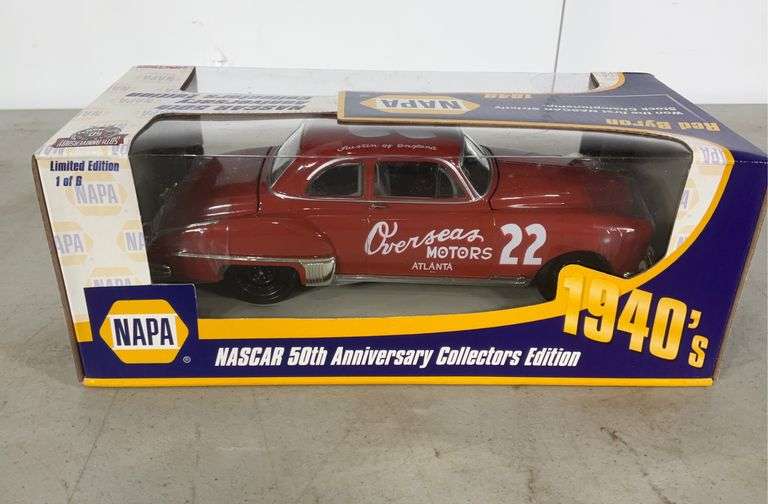 Napa NASCAR 50th Anniversary Collectors edition Car. 1949 Red Byron ...