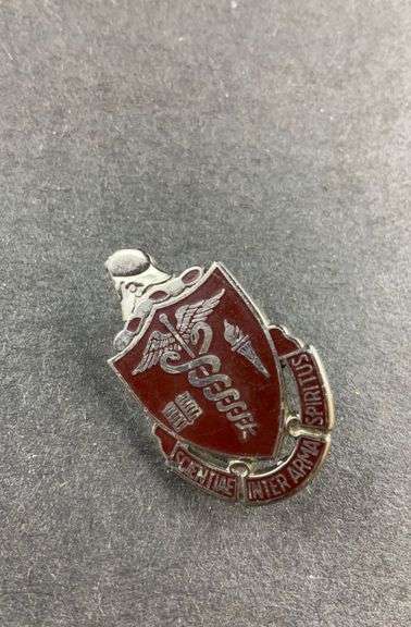 US Army unit crest Walter Reed medical center - Hash Auctions