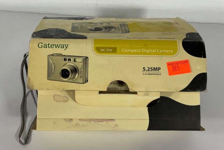Gateway DC-T50 Compact Digital Camera, in box - Hash Auctions