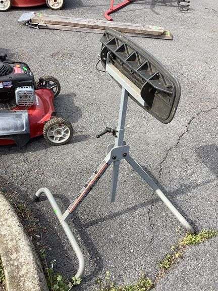 Ridgid Flip Top portable work support stand - Hash Auctions