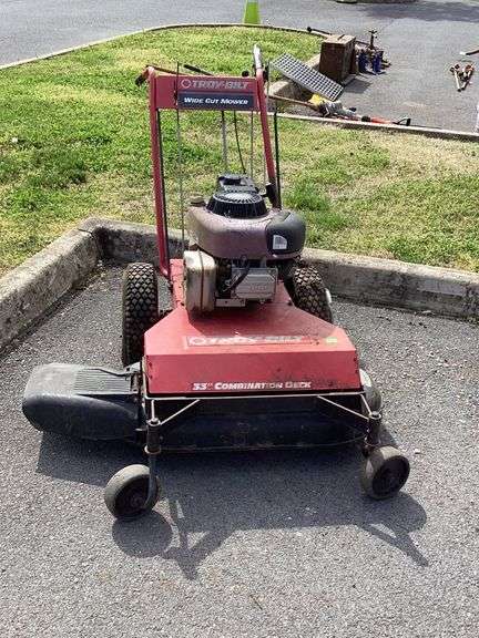 Troy-Bilt 33" Combination Deck Walk behind Mower, zero turn type ...