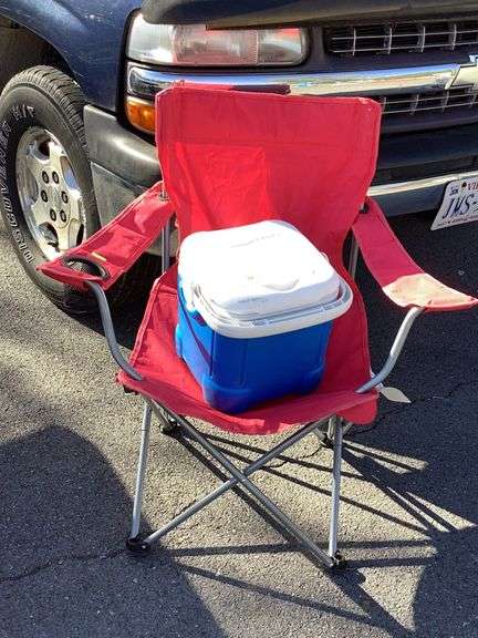 Igloo ice cube cooler and Folding camping chair,seller code NG - Hash ...