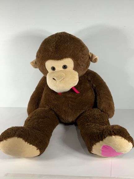 Extra large plush monkey, 4ft tall - Hash Auctions