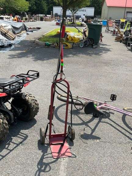 Red Dragon Propane or oxygen tank cart, included is the weed burner ...