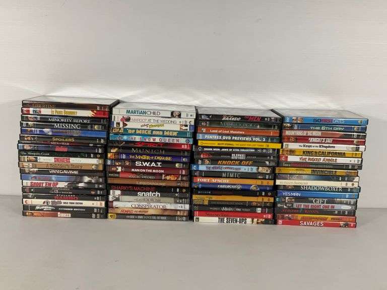 Group of DVDs, various titles as shown, seller code I4 - Hash Auctions