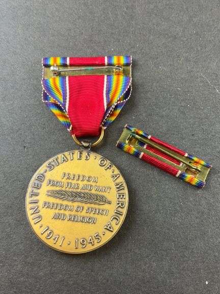 WW2 medal of freedom and ribbon - Hash Auctions