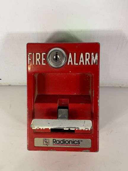 Radionics fire alarm. No key - Hash Auctions