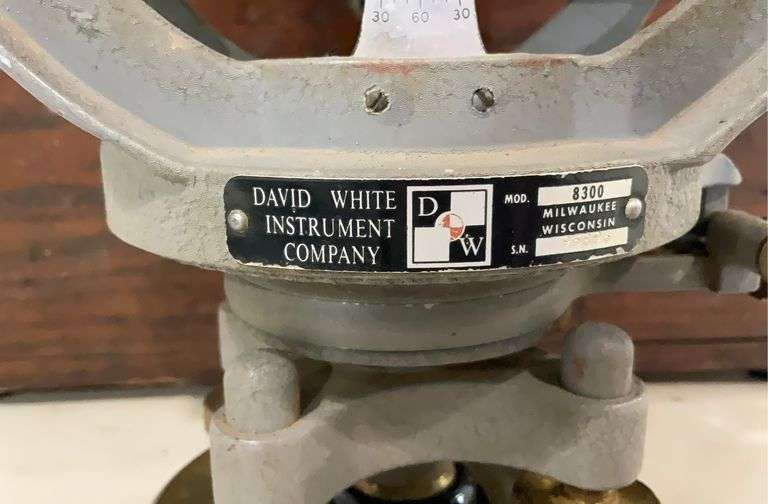 David White Instrument Co model 8300 transit, seller code B5 - Hash ...
