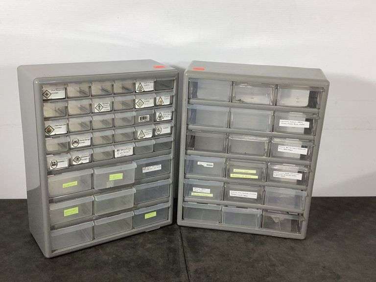 2 Wall Mount Multi Bin Organizers - Hash Auctions