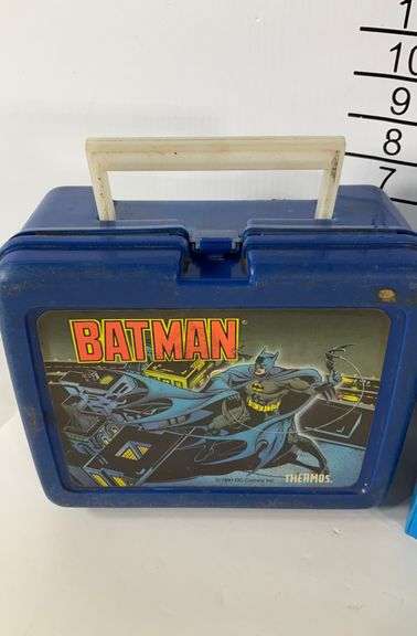 Batman lunch box 1991,Snoopy and Wood stock 1971 and Wild West Cowboys ...