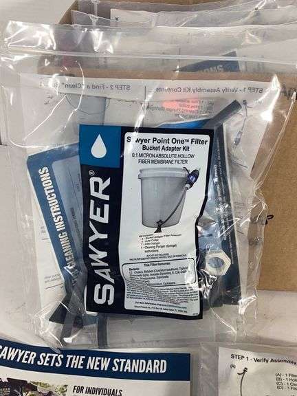 14 Sawyer Point One Filter Bucket Adapter Kits - Hash Auctions