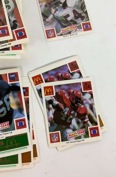 1986 McDonalds scratch off football cards - Hash Auctions