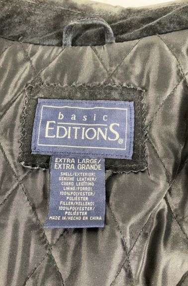Basic Editions XL leather jacket - Hash Auctions