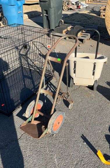 Tank Cart dolly, shop Acetylene tank type - Hash Auctions