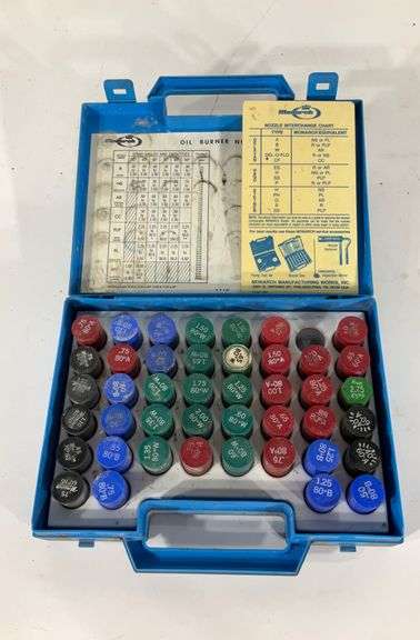 Monarch oil burner nozzle set - Hash Auctions