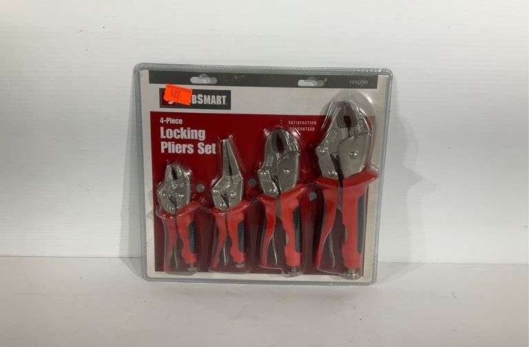 JobSmart 4pc locking pliers set - Hash Auctions