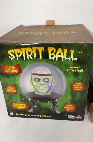 Gemmy Spirit Ball Halloween decor, battery operated, new in box - Hash ...