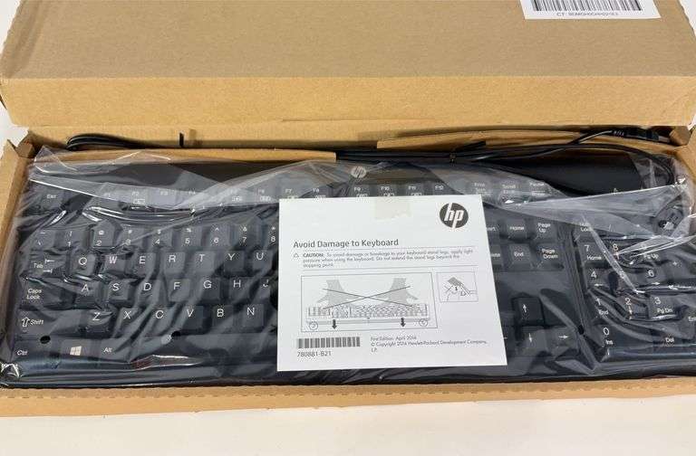 Lot of 2 HP keyboards - Hash Auctions
