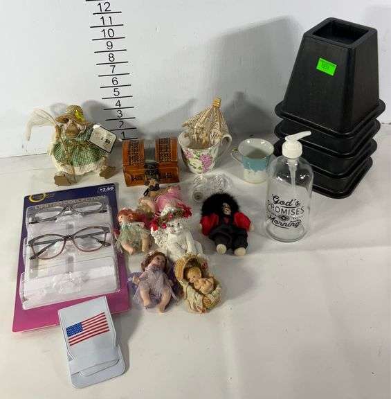 Porcelain fairy babies,reading glasses +2.50,bed risers and more - Hash ...