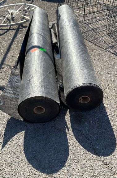 Building Material, two rolls of building paper - Hash Auctions