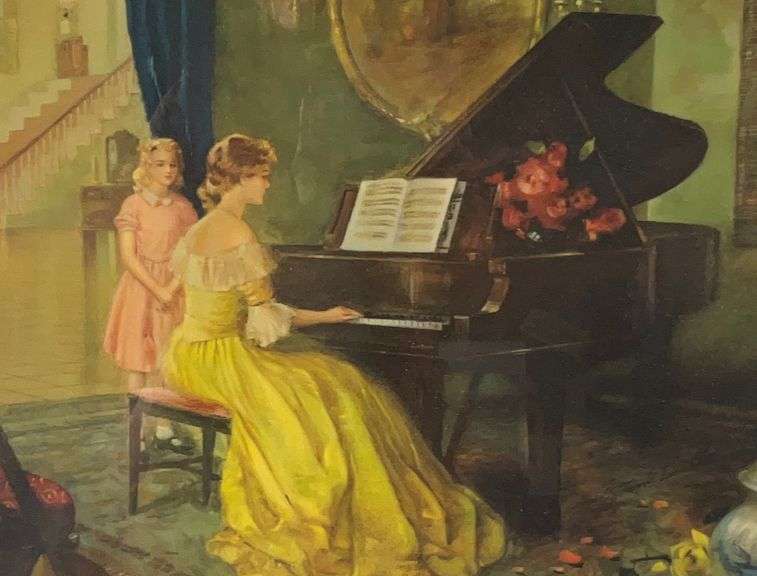 Antoni Ditlef print, framed, ‘Enchantment’, 30.5x24.5 - Hash Auctions