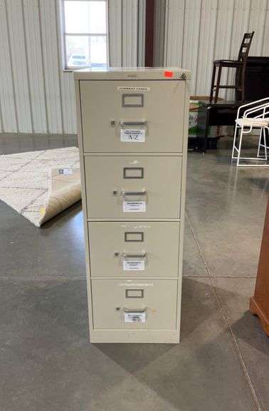 Hon 4 Drawer Legal size drawers with letter size file folders, File ...