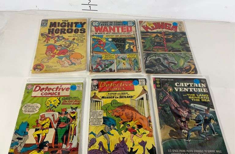 Vintage .12 cent to .20 cent comic books lot of 6 - Hash Auctions