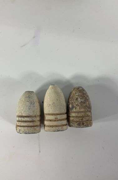 8 Civil War Bullets - Hash Auctions