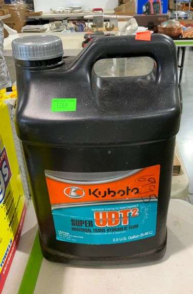Kabota super UDT2 universal trans hydraulic fluid and R&O hydraulic oil - Hash Auctions
