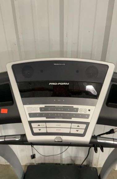 Pro-Form Intermix Acoustics 2.0 treadmill with folding space saver. 60 ...