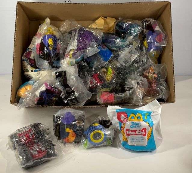 Box of unopened McDonalds happy meal toys - Hash Auctions