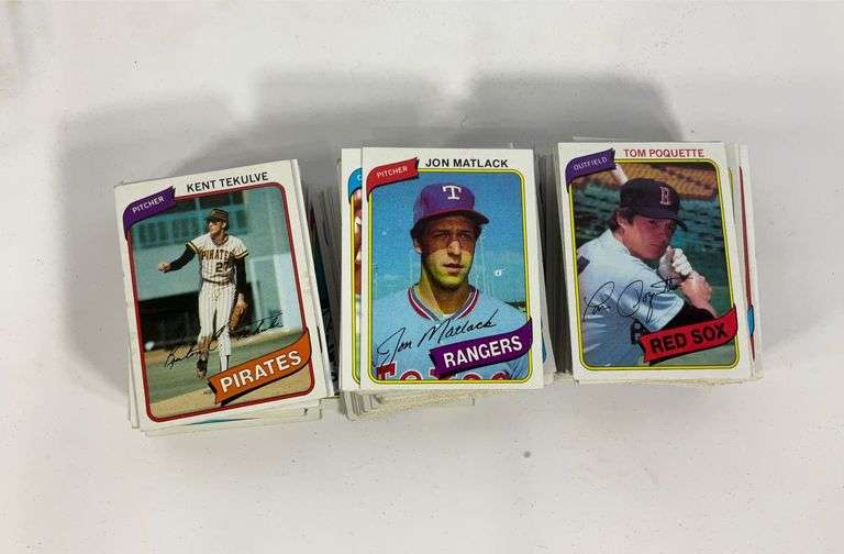 1980 Topps baseball cards - Hash Auctions