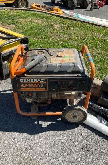 Generac GP5500 Generator, 389cc engine, used marked as works but Not ...