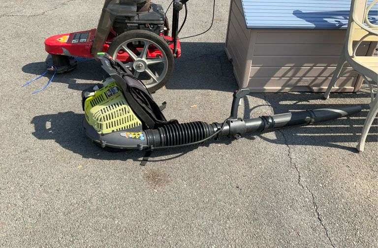 Ryobi Backpack Blower, model BP42, running condition - Hash Auctions