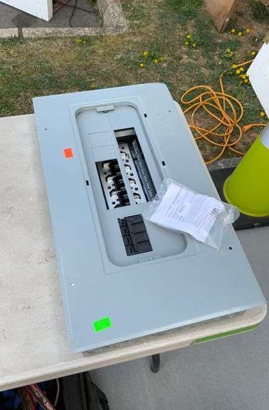 Breaker Panel Box, missing door cover - Hash Auctions