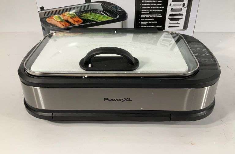 Power XL smokeless grill plus, new in box - Hash Auctions