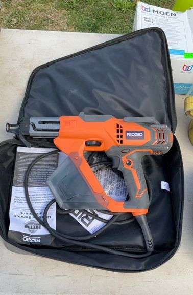 Ridgid electric Dry Wall Screw Gun with soft pack case, works - Hash ...