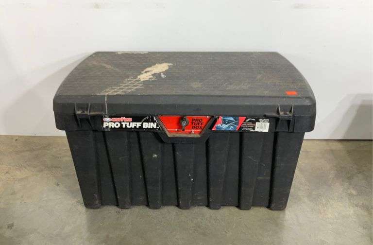 Contico pro tuff bin 37L”x21”Wx20H” no key - Hash Auctions