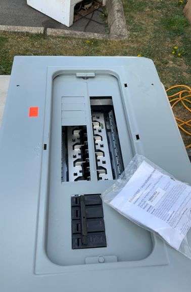 Breaker Panel Box, missing door cover - Hash Auctions
