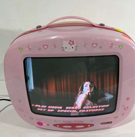 14” Hello Kitty TV with remote - Hash Auctions