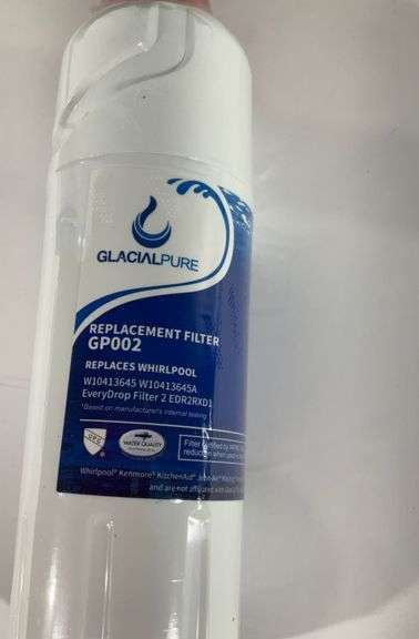 Three Glacial pure replacement filters, model number GP002 - Hash Auctions