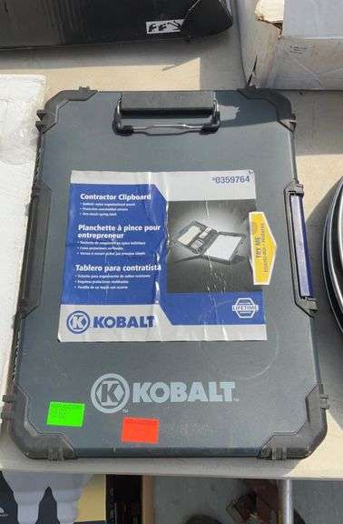 Kobalt Contractor clipboard - Hash Auctions