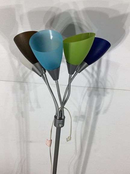 Multi Head Intertek Floor Lamp - Hash Auctions