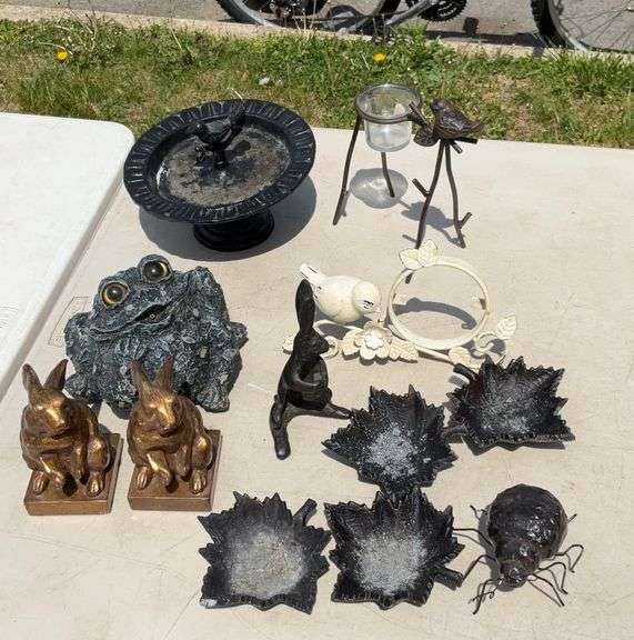 Metal works decor. Animal figures,leaf’s,candle holder and more - Hash ...