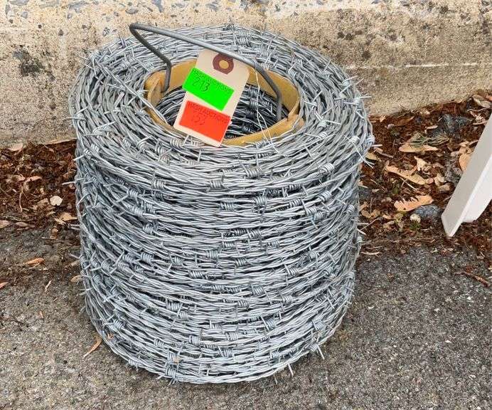 High tensile barbed wire spool - Hash Auctions